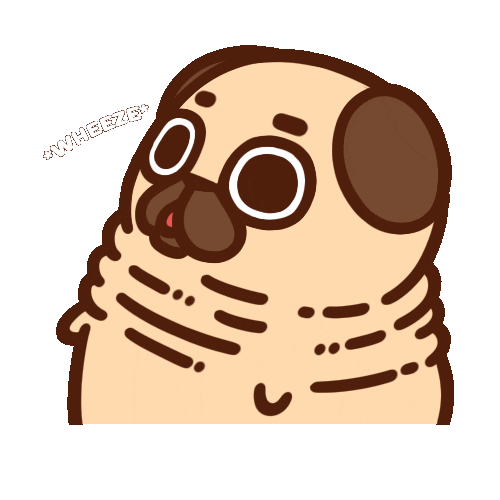 Heart Love Sticker by Puglie Pug for iOS & Android | GIPHY