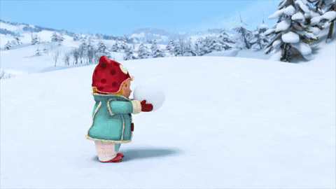 Cartoon Snow GIF by minika - Find & Share on GIPHY