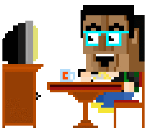 Pixel Smile Sticker for iOS & Android | GIPHY