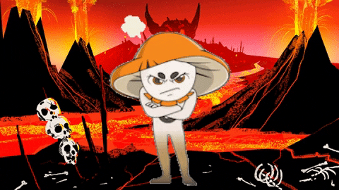 Angry Mushroom GIF by mushroomkingdom - Find & Share on GIPHY