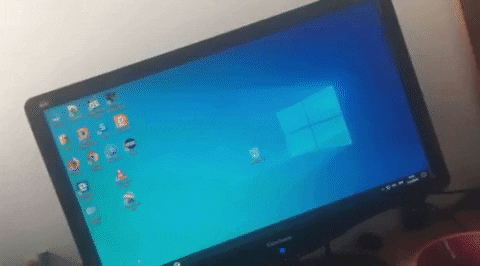 Screen switching from normal to white noise periodically : r/techsupport