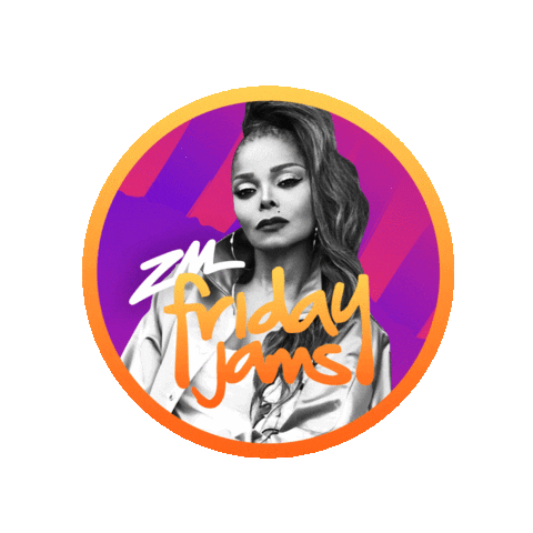 Janet Jackson Friday Sticker by ZM for iOS & Android | GIPHY