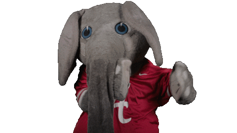 Big Al Clap Sticker by The University of Alabama for iOS & Android | GIPHY
