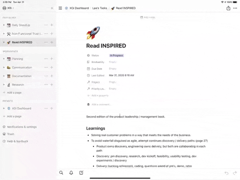 Notion on iPad with the new Magic Keyboard Folio (or Trackpad) : r/Notion