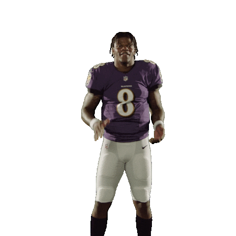 Lamar Jackson Applause Sticker by Baltimore Ravens for iOS & Android ...