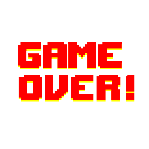 Lose Game Over Sticker by Jake Martella for iOS & Android | GIPHY