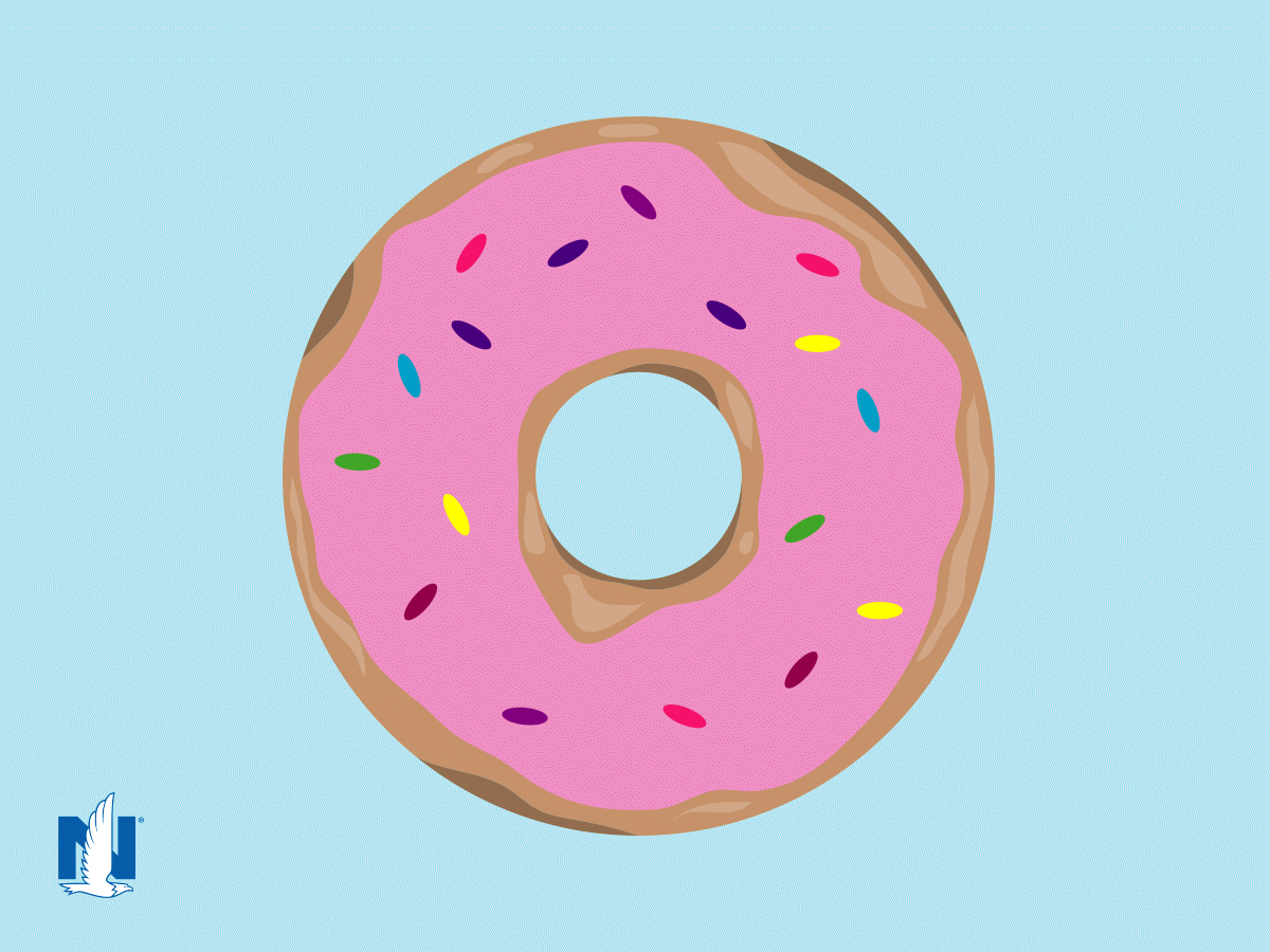 Donut GIF by Nationwide - Find & Share on GIPHY