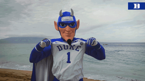 Blue Devil GIF by Duke Men's Basketball - Find & Share on GIPHY