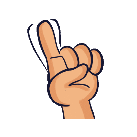 Finger Come Here Sticker by Creative Hatti for iOS & Android | GIPHY