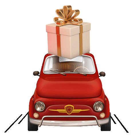 Car Gift Sticker by Alena Geyzer for iOS & Android | GIPHY