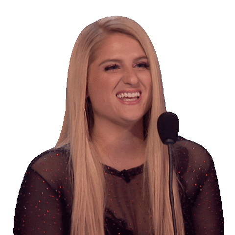 Meghan Trainor Yes Sticker by The Four for iOS & Android | GIPHY