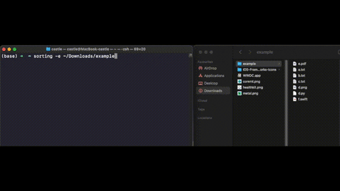 GitHub - castlele/File-Sorting: Small program for terminal, which sorts ...