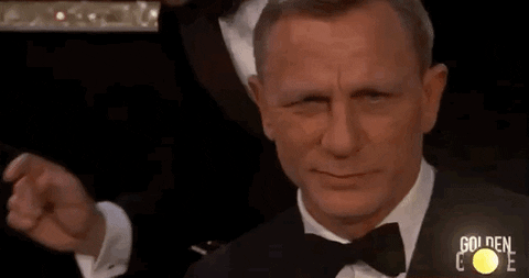 Daniel Craig GIF by Golden Globes - Find & Share on GIPHY