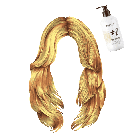 Hair Color Beauty Sticker by Indola for iOS & Android | GIPHY