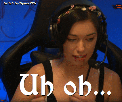 Scared D&D GIF by Hyper RPG - Find & Share on GIPHY