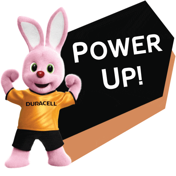 Power Energy Sticker by Duracell Bunny for iOS & Android | GIPHY