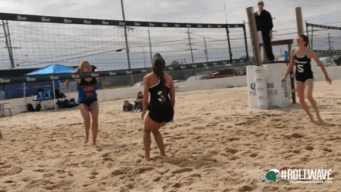 College Sports Sport GIF by GreenWave - Find & Share on GIPHY