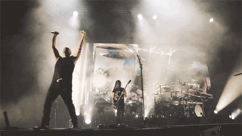 Rock Out Live Music GIF by Disturbed - Find & Share on GIPHY