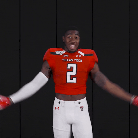 Texas Tech Red Raiders Football Reaction Pack GIF by Texas Tech ...