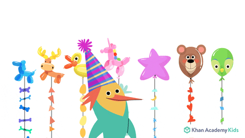 Celebrate Number 7 GIF by Khan Academy Kids - Find & Share on GIPHY