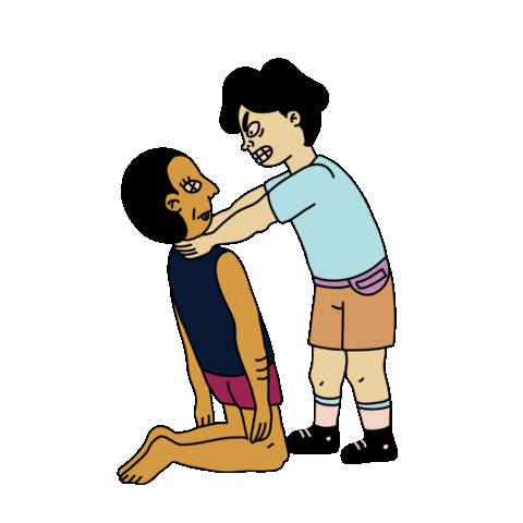 Angry Fight Sticker by Percolate Galactic for iOS & Android | GIPHY