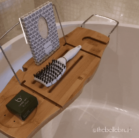 Haircare Hairbrush GIF by Belle Hair - Find & Share on GIPHY