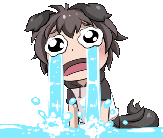 Sad Water Sticker by Jin for iOS & Android | GIPHY