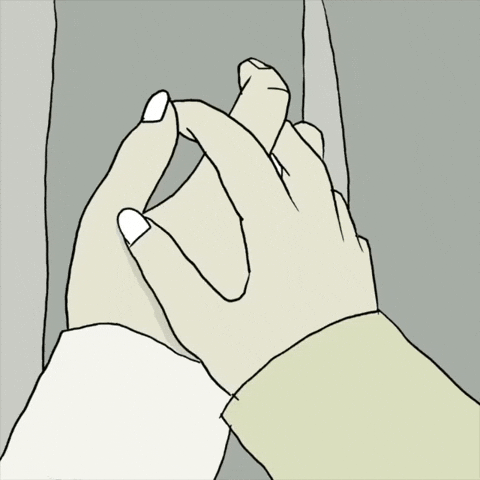 Hold My Hand Illustration GIF by Yuval Robichek - Find & Share on GIPHY