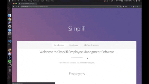 GitHub - bzargesg/simplifi: A frontend react project for managing employees with login