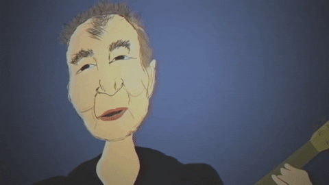 Singer-Songwriter Cartoon GIF by John Prine - Find & Share on GIPHY