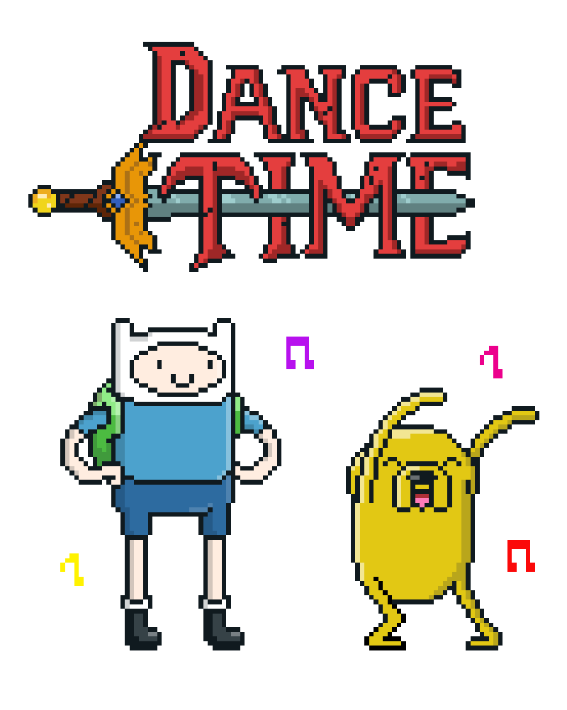 Adventure Time Dancing Sticker by Kaiju Tv for iOS & Android | GIPHY