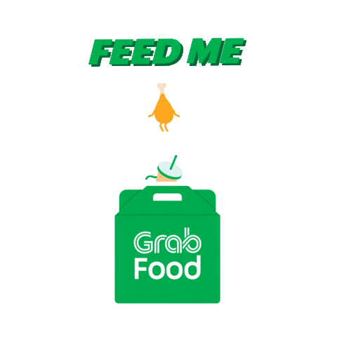 Food Grab Sticker by GrabFoodMY for iOS & Android | GIPHY