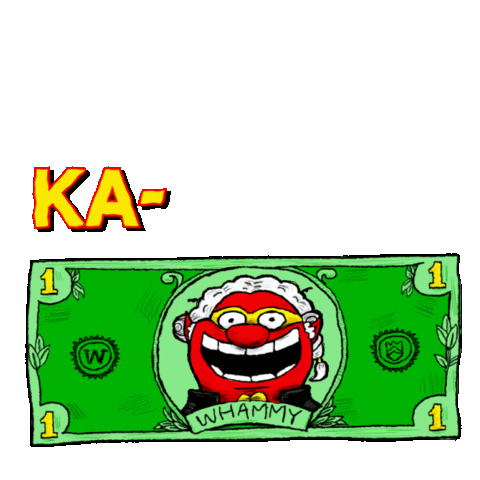 Press Your Luck Money Sticker by ABC Network for iOS & Android | GIPHY