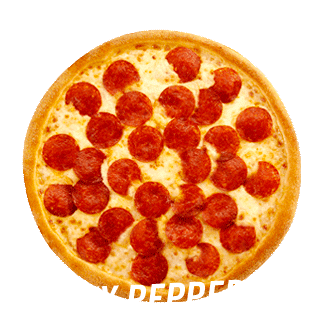 Pan Pepperoni Sticker by Domino's Pizza for iOS & Android | GIPHY