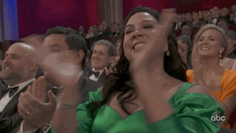 Clapping Oscars GIF by The Academy Awards - Find & Share on GIPHY