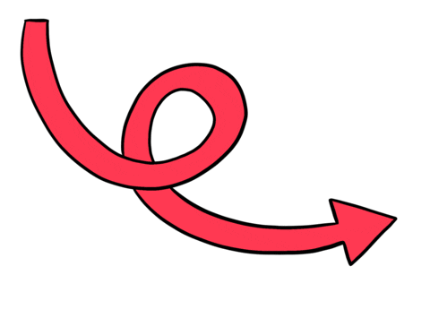 Loop Arrow Sticker by Rafs Design for iOS & Android | GIPHY