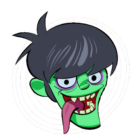Murdoc Niccals Spinning Sticker by Gorillaz for iOS & Android | GIPHY