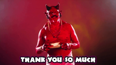 Devil Thank You GIF by Rob Zombie - Find & Share on GIPHY