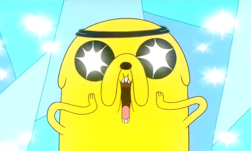 Adventure Time Jake Scream Gif