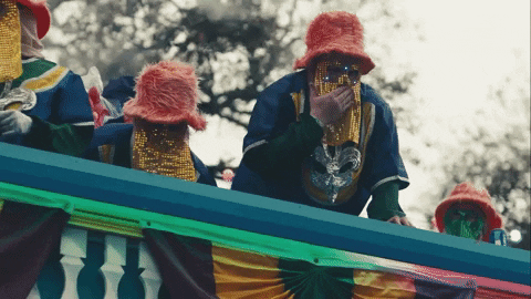 Mardi Gras Beads GIF by Parquet Courts - Find & Share on GIPHY