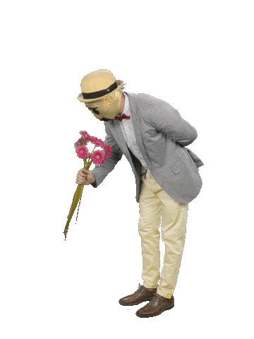 Sweetest Man Smell Flowers Sticker by Gentleman Jervis for iOS ...