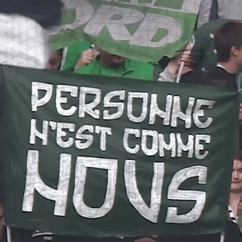 Fans Supporters GIF by AS Saint-Etienne - Find & Share on GIPHY