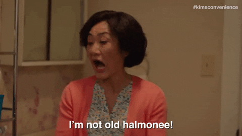 Aging Old Woman GIF by Kim's Convenience - Find & Share on GIPHY