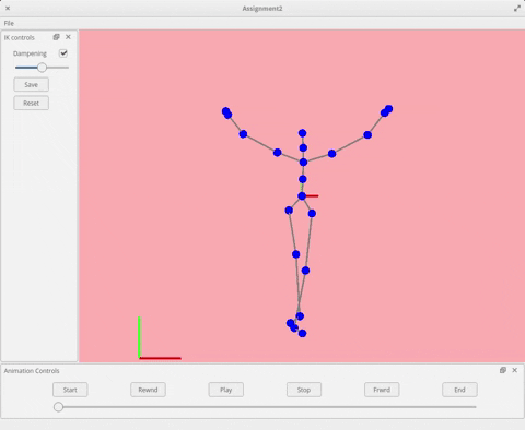 GitHub - TMoCo/InverseKinematics: Animation cw2, a small inverse kinematics animator