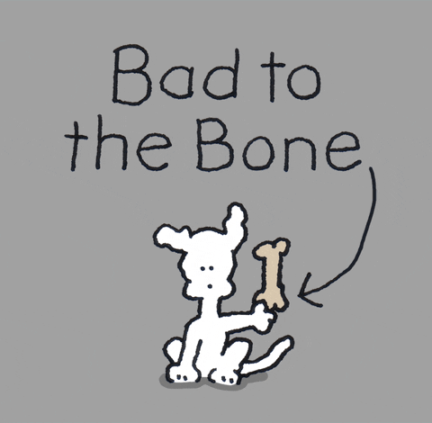 Bad To The Bone Dogs GIF by Chippy the Dog - Find & Share on GIPHY