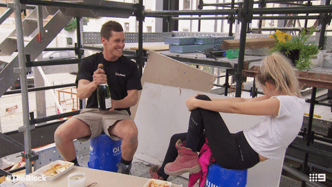 Celebrate Channel 9 GIF by The Block - Find & Share on GIPHY