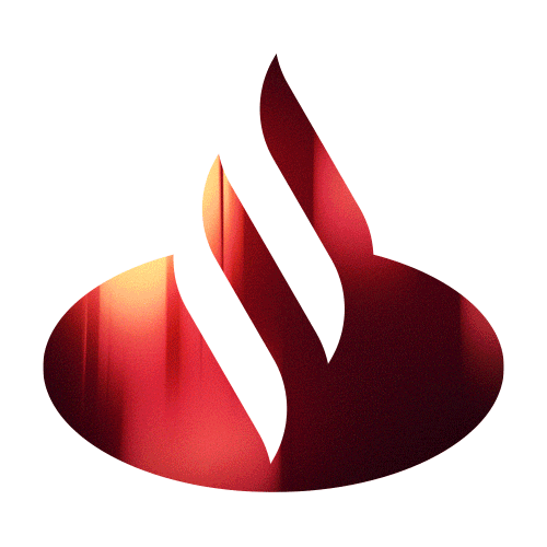 Logo Festa Sticker by Santander Brasil for iOS & Android | GIPHY