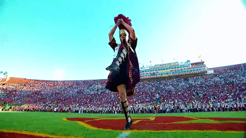 Football Marching GIF by USC Trojans - Find & Share on GIPHY