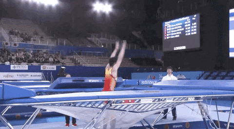 Bounce Trampoline GIF by FIG Gymnastics - Find & Share on GIPHY