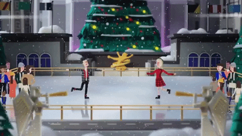 Ice Skating Dancing GIF by Ingrid Michaelson - Find & Share on GIPHY